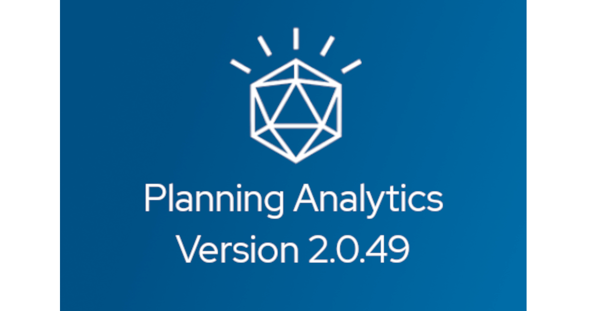 What's New in IBM Planning Analytics - Version 2.0.49 - PMsquare